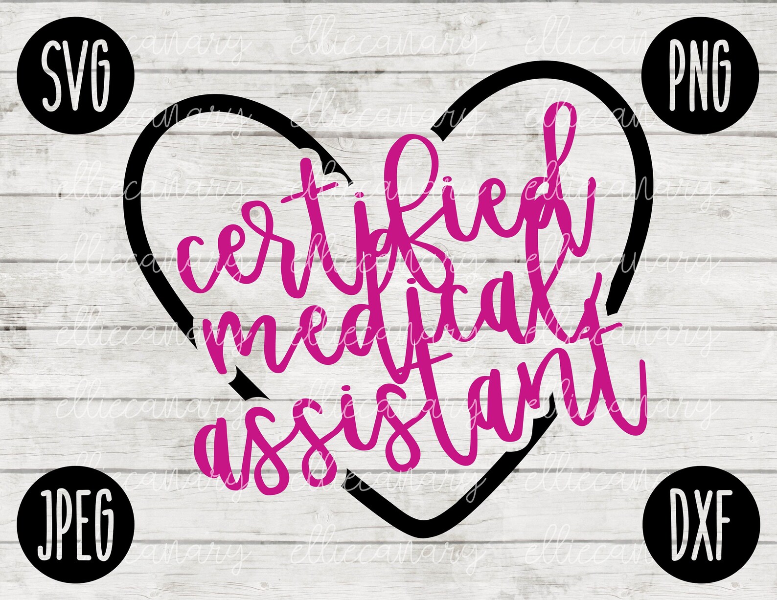 Medical Career SVG CMA Certified Medical Assistant Svg Png Jpeg Dxf ...