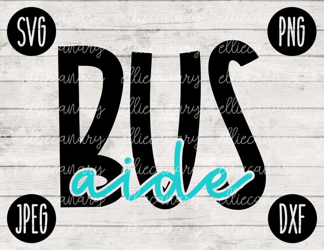 Back to School Bus Driver Aide Squad Svg Png Jpeg Dxf //cut File ...