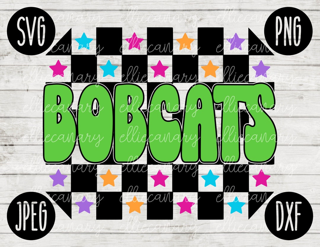 Bobcats Mascot SVG School Spirit Teacher Team Svg Png Jpeg Dxf Vinyl ...