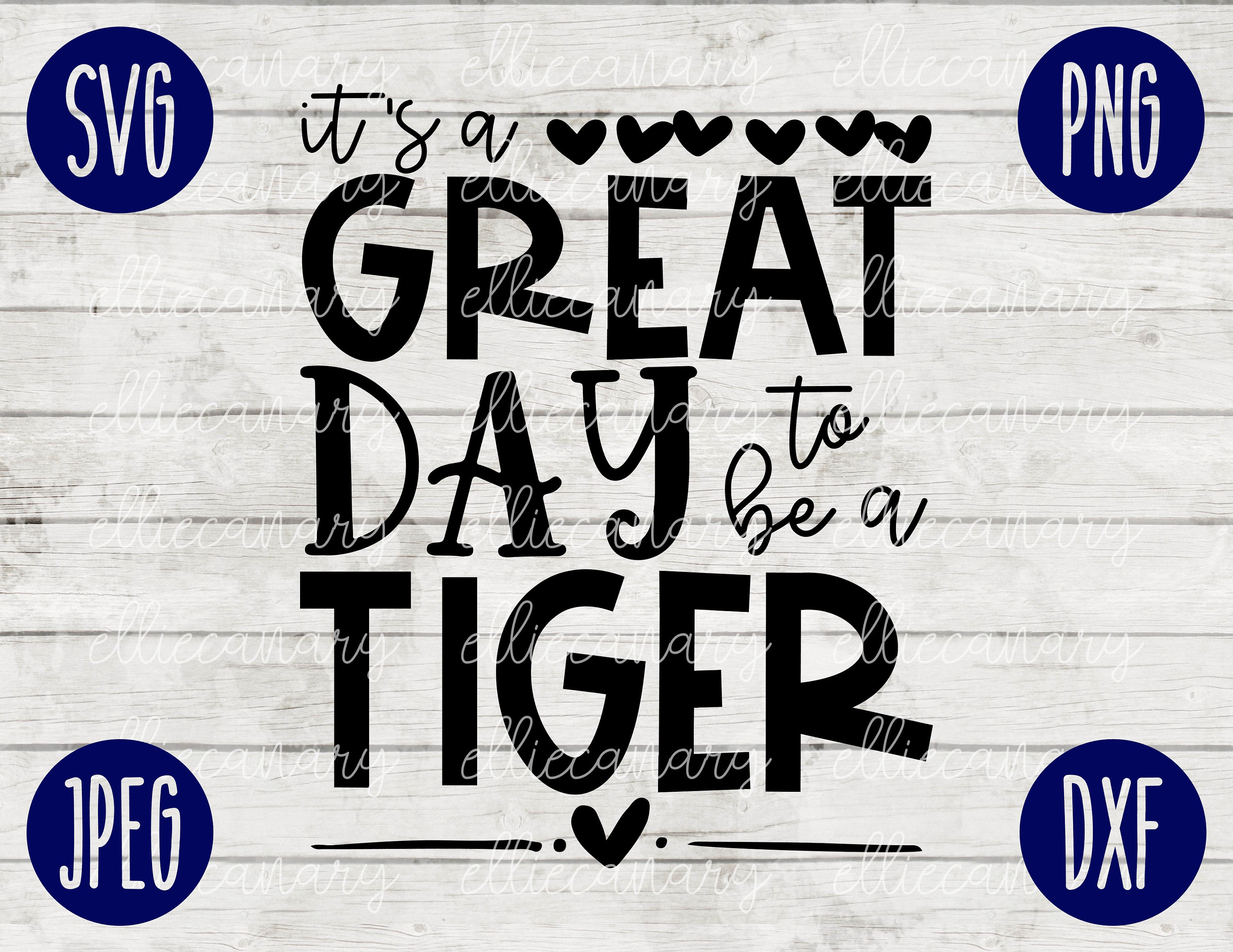 School Spirit SVG It's a Great Day to Be A Tiger Teacher Team Svg Png ...