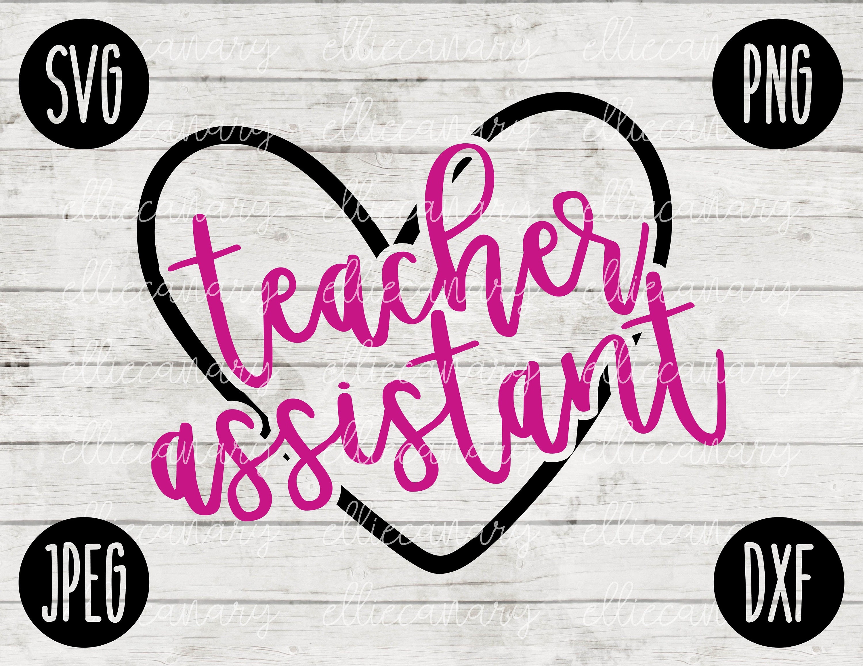 Back to School SVG Teacher Assistant Svg Png Jpeg Dxf //cut - Etsy Hong ...