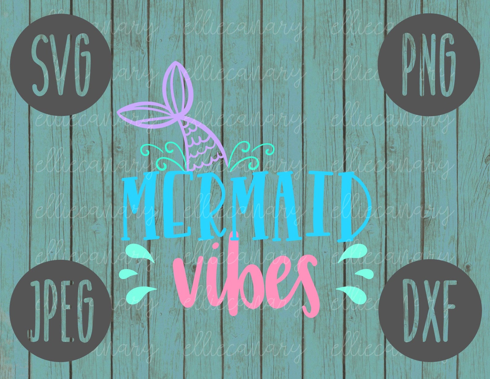 Mermaid Vibes SVG Summer Cruise Vacation Beach Ocean Png Jpeg | Etsy
