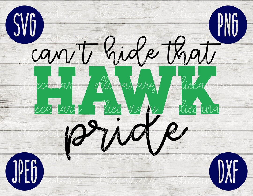 Hawk Pride SVG, Game Sport Cut File (digital Download) - Etsy