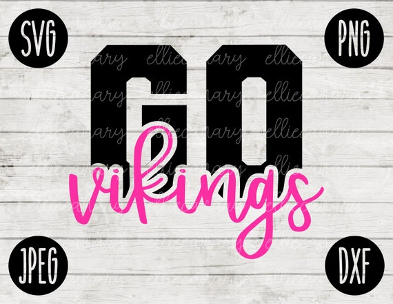 Team Spirit SVG Go Vikings Sport Png Jpeg Dxf / Commercial Use | Etsy
