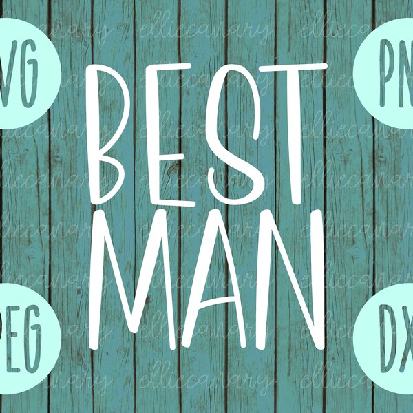 Best Man Svg - Etsy Australia