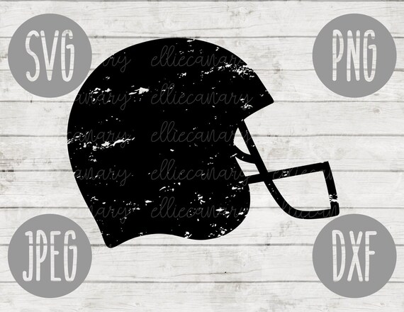 Distressed Football Helmet Svg Png Jpeg Dxf // Cutting File // - Etsy
