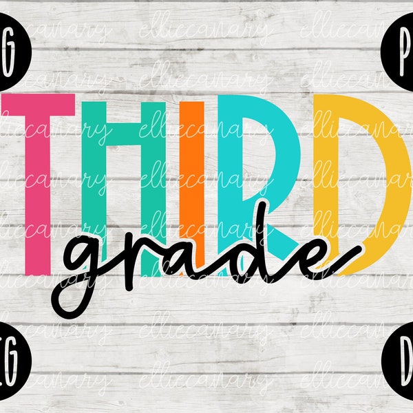 Third Grade - Etsy