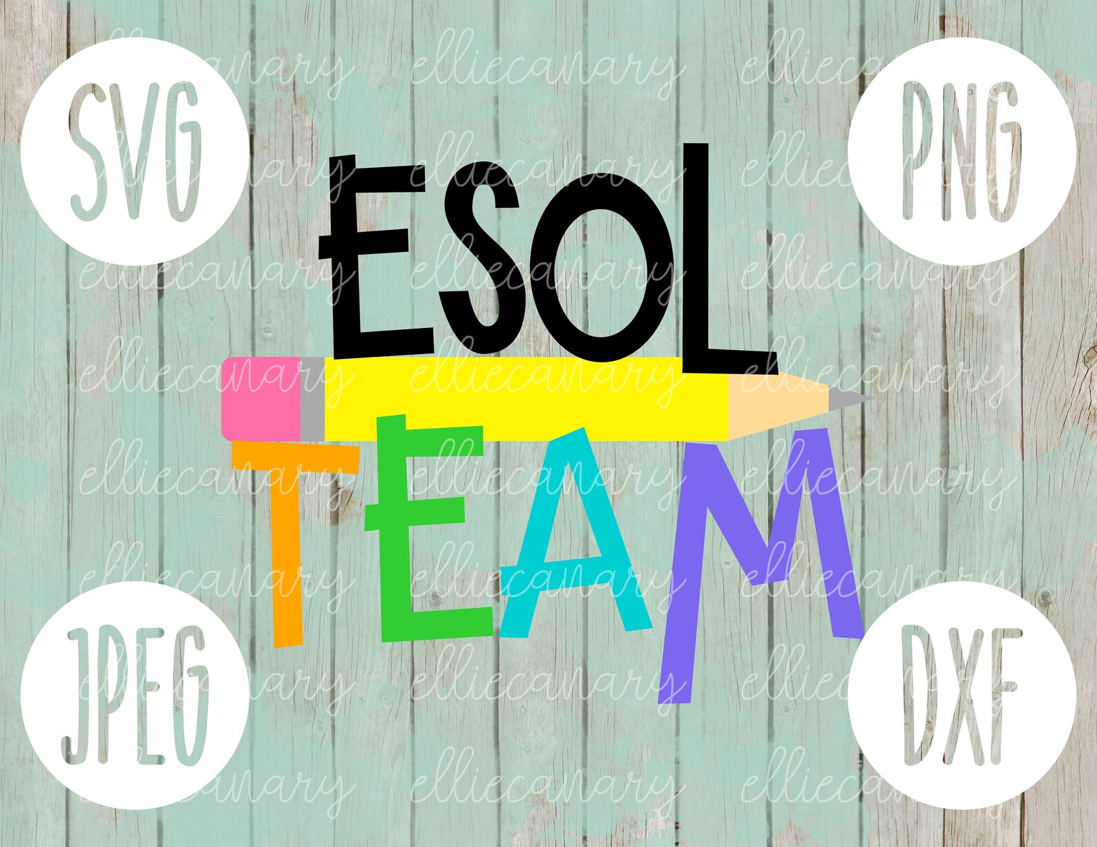 ESOL Team Svg Png Jpeg Dxf /cutting File / Commercial Use SVG - Etsy