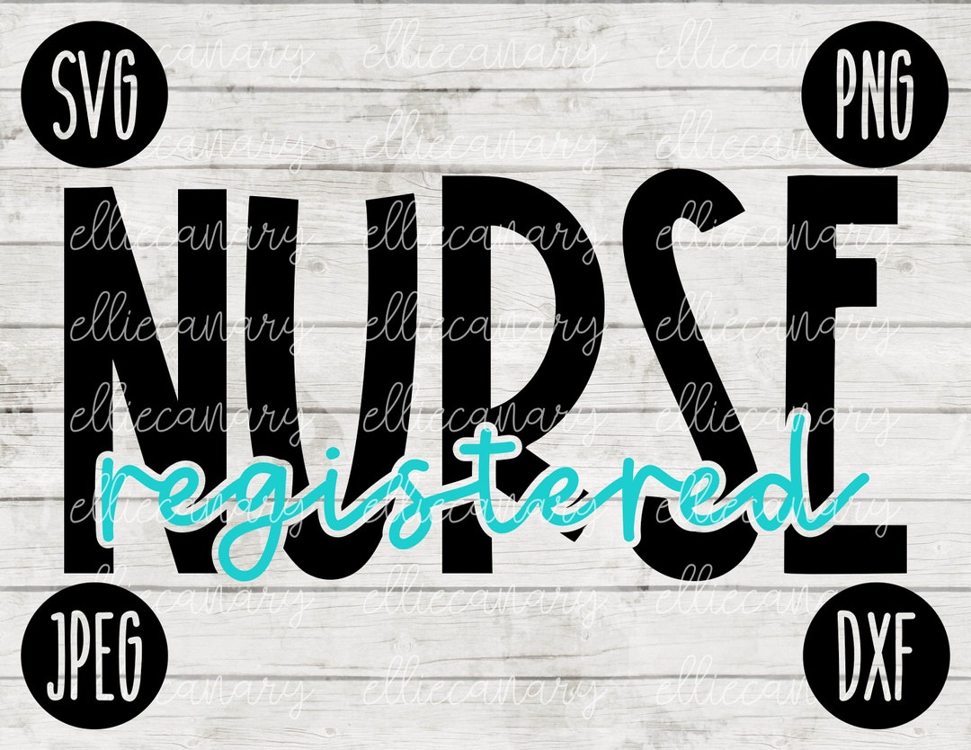 Medical Career SVG RN Registered Nurse Svg Png Jpeg Dxf //cut File ...
