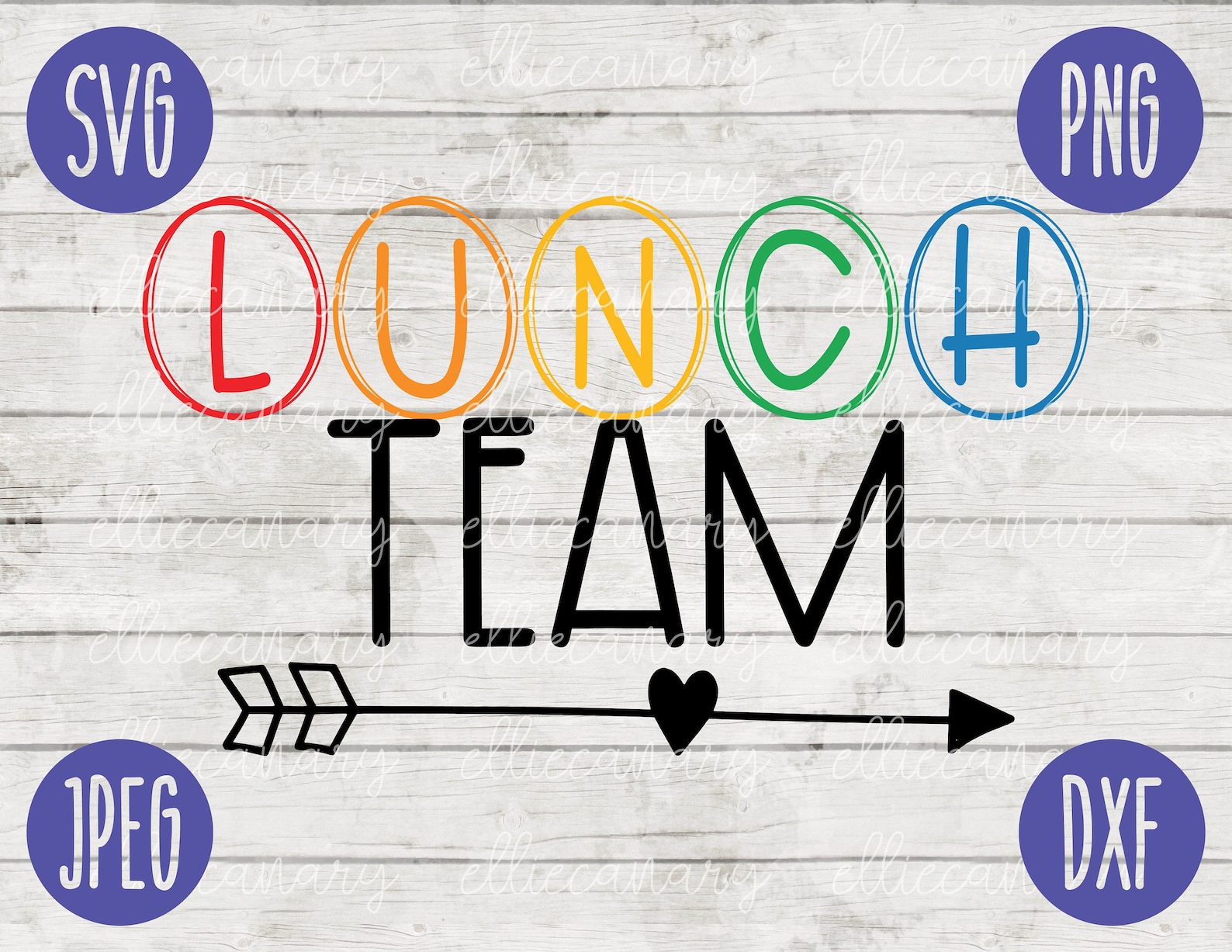 Lunch Team svg png jpeg dxf //cutting file // Commercial Use | Etsy