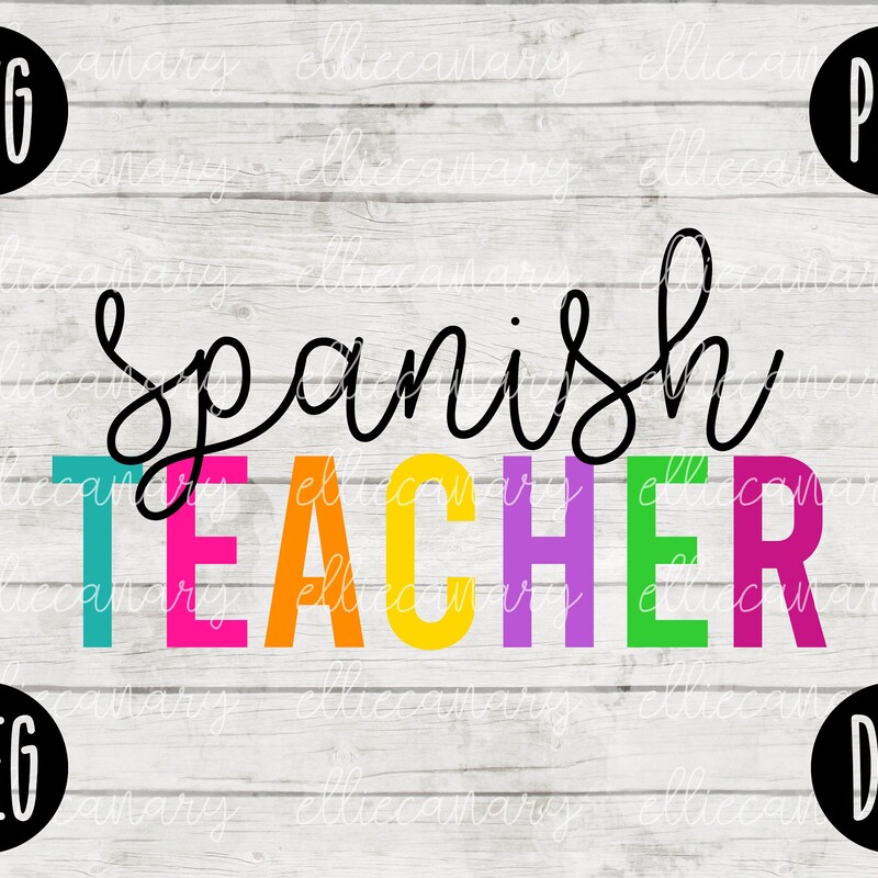 Spanish Teacher Svg - Etsy