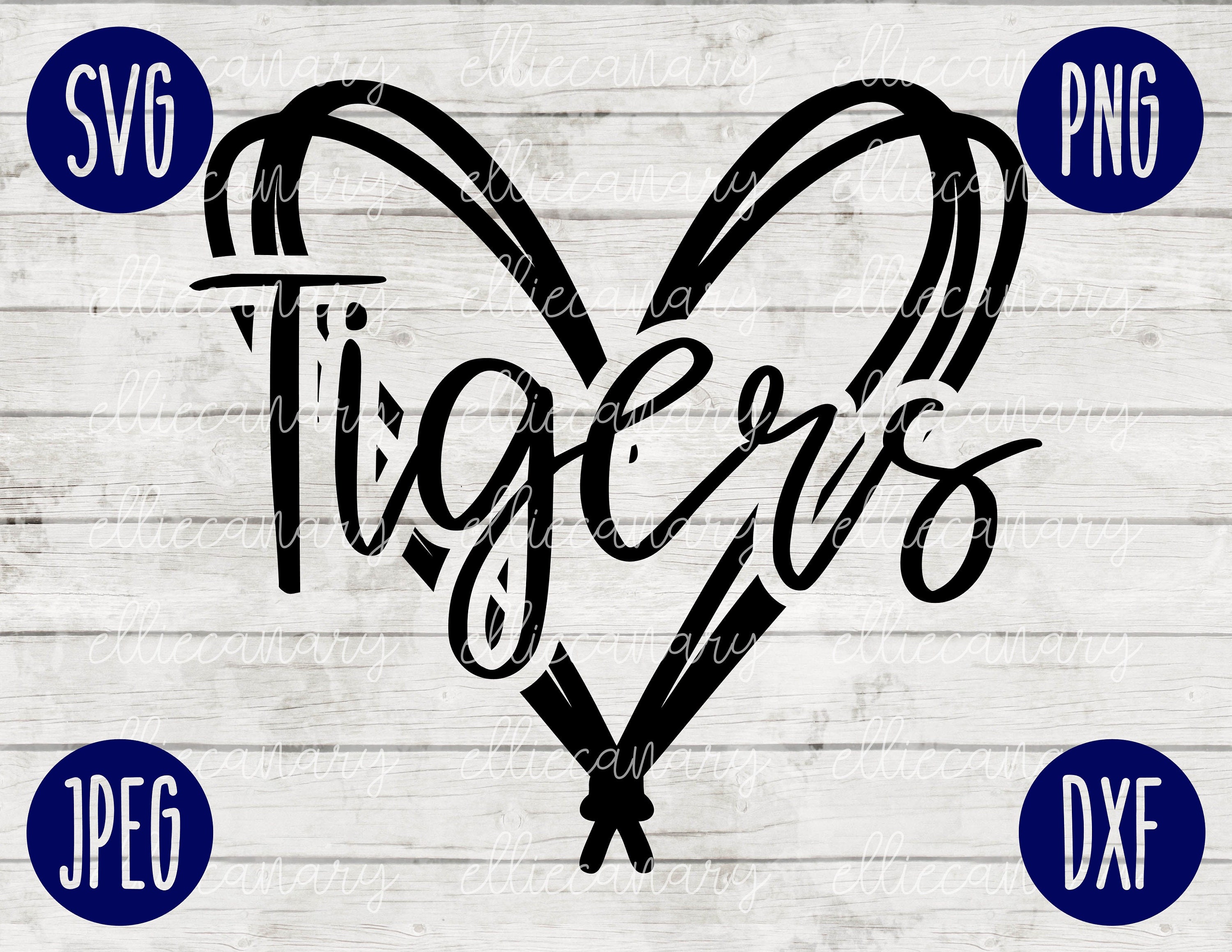 Team Spirit SVG Tigers Pride Game Sport Svg Png Jpeg Dxf / Commercial ...