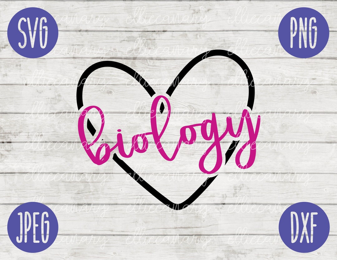 Back to School Biology Svg Png Jpeg Dxf //cut File // Commercial Use ...