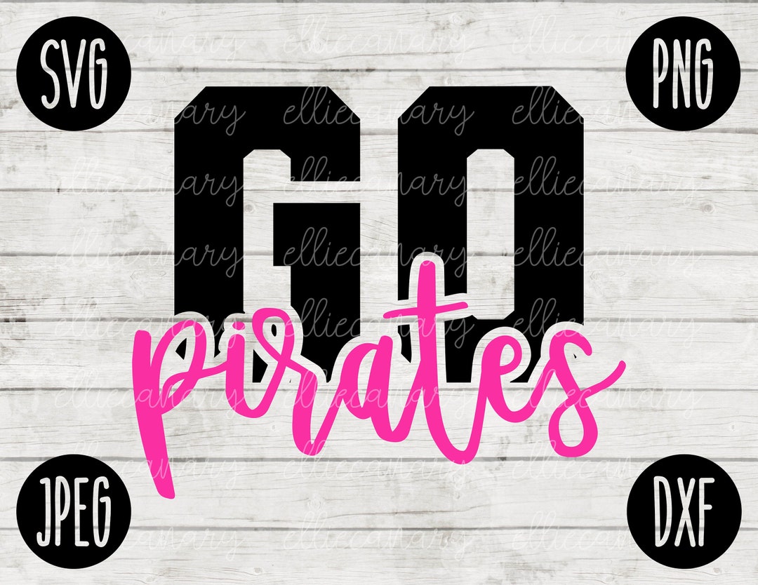 Team Spirit SVG Go Pirates Sport Png Jpeg Dxf / Commercial Use / Vinyl ...