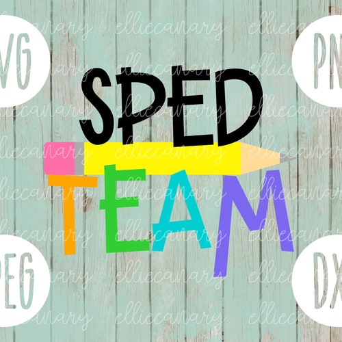 Teacher SVG SPED Tribe Svg Special Education Svg School - Etsy