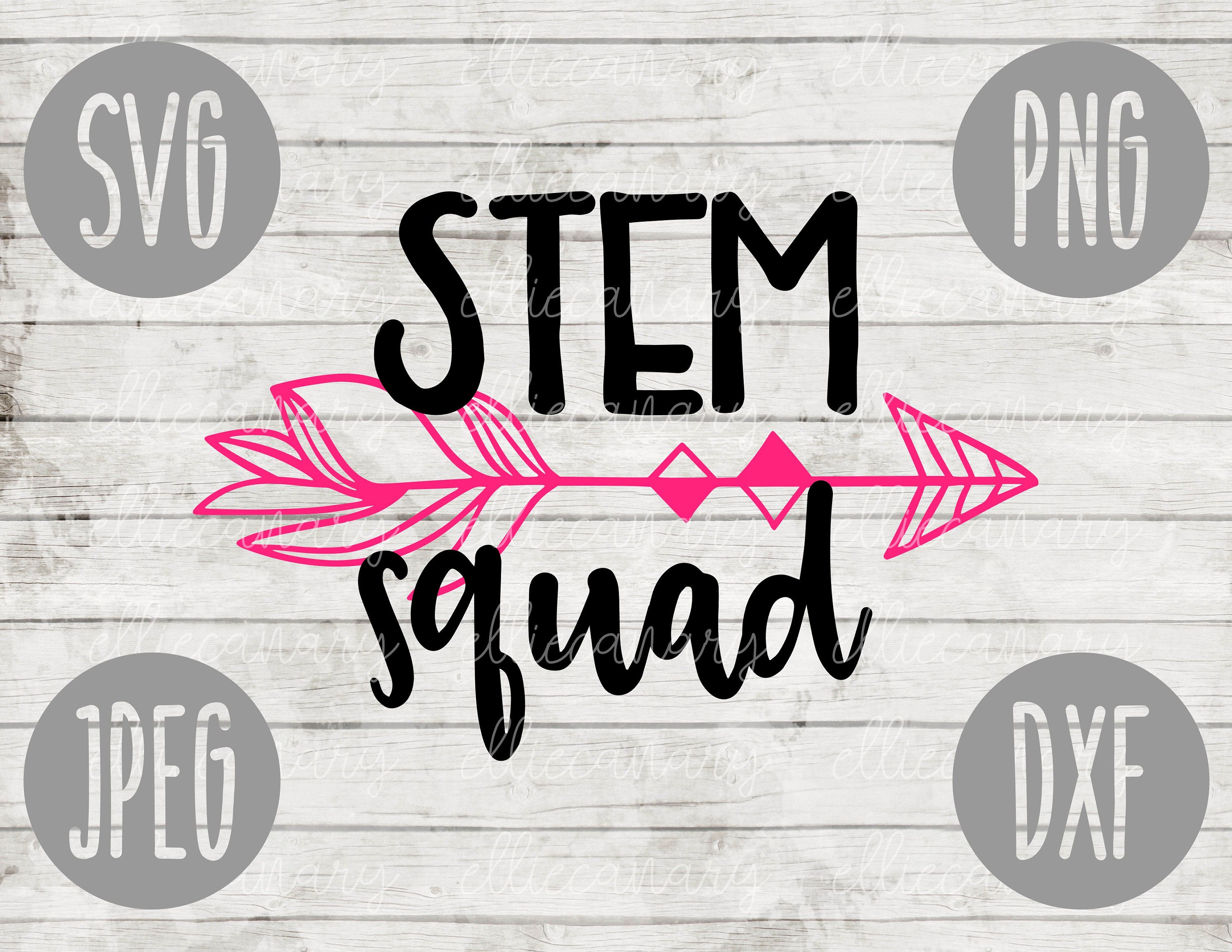 STEM Squad Svg Png Jpeg Dxf //cutting File // Commercial Use | Etsy