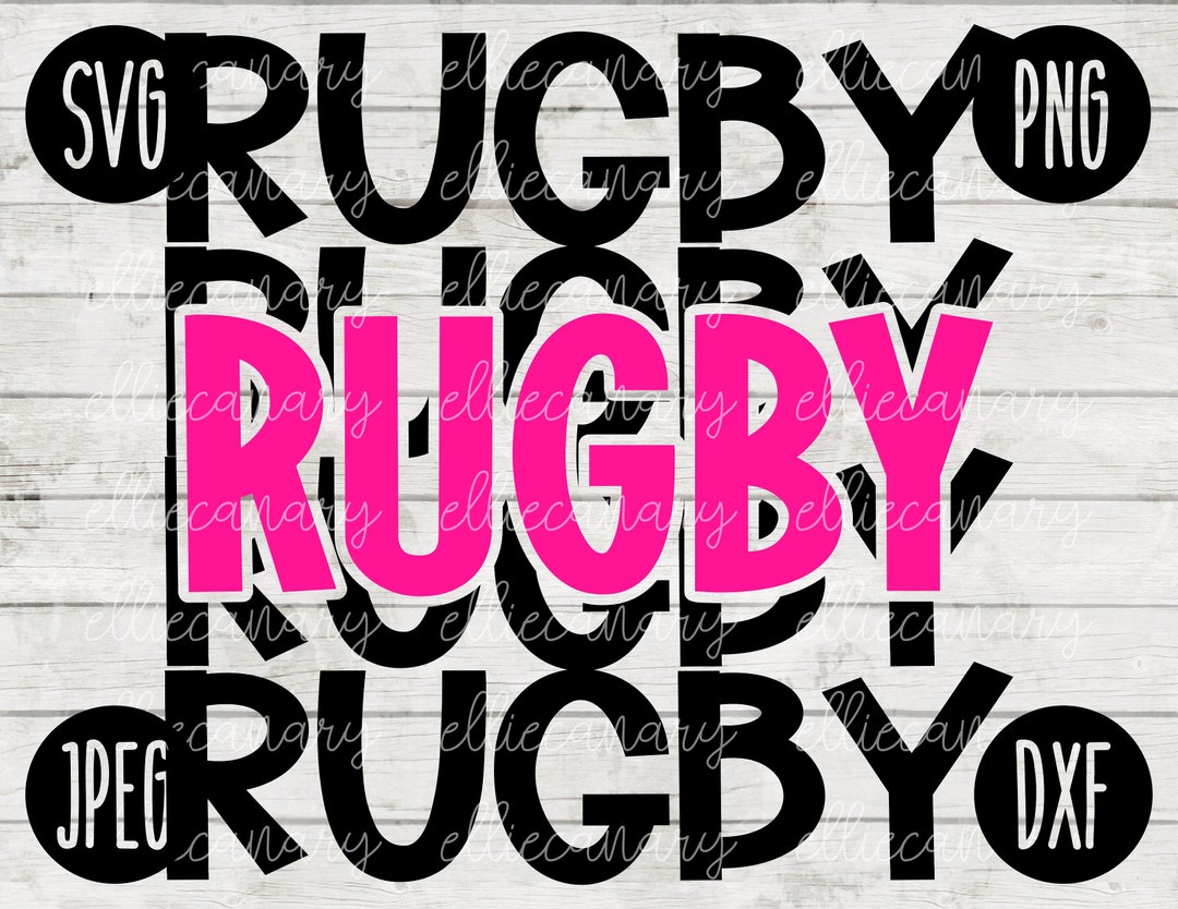 Rugby SVG Sports Mom Svg Png Jpeg Dxf / Commercial Use / Vinyl Cut File ...
