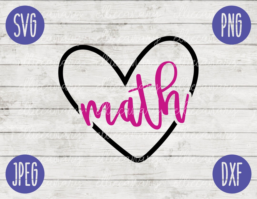 Back to School Math Squad Svg Png Jpeg Dxf //cut File // Commercial Use ...