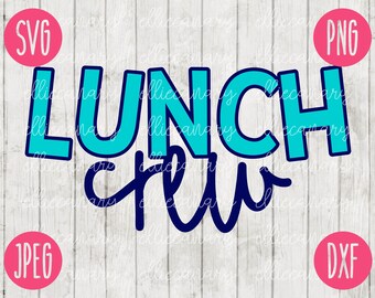 Lunch Crew Png - Etsy