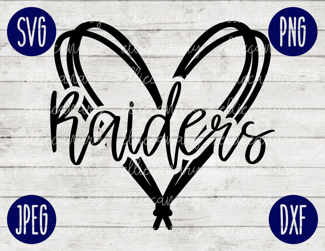 Team Spirit SVG Raiders Pride Game Sport Svg Png Jpeg Dxf / Commercial ...