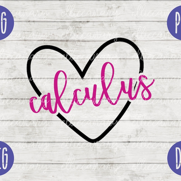 Calculus Svg Files - Etsy