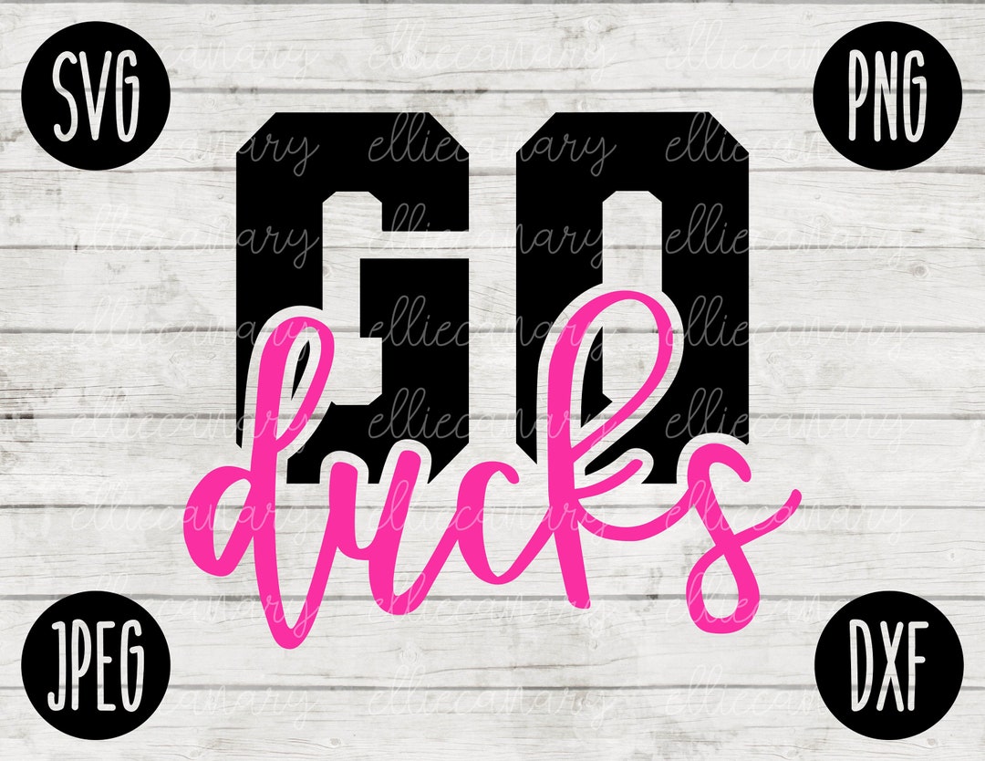 Team Spirit SVG Go Ducks Sport Png Jpeg Dxf / Commercial Use / Vinyl ...