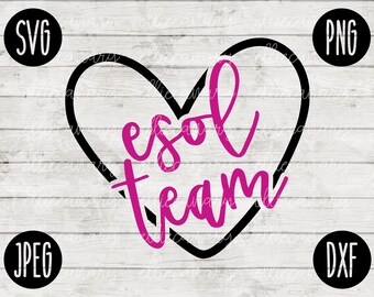 Ell Teacher Svg - Etsy