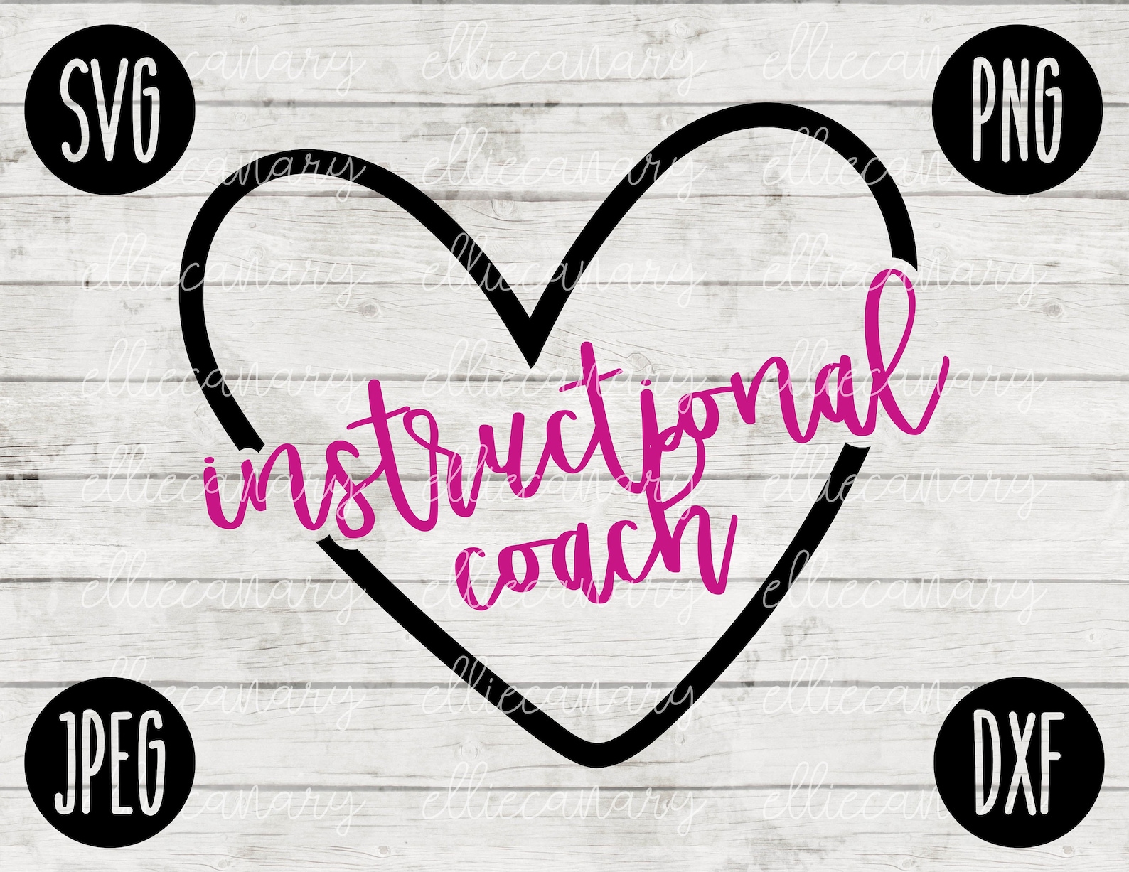 Back to School SVG Instructional Coach Svg Png Jpeg Dxf //cut - Etsy