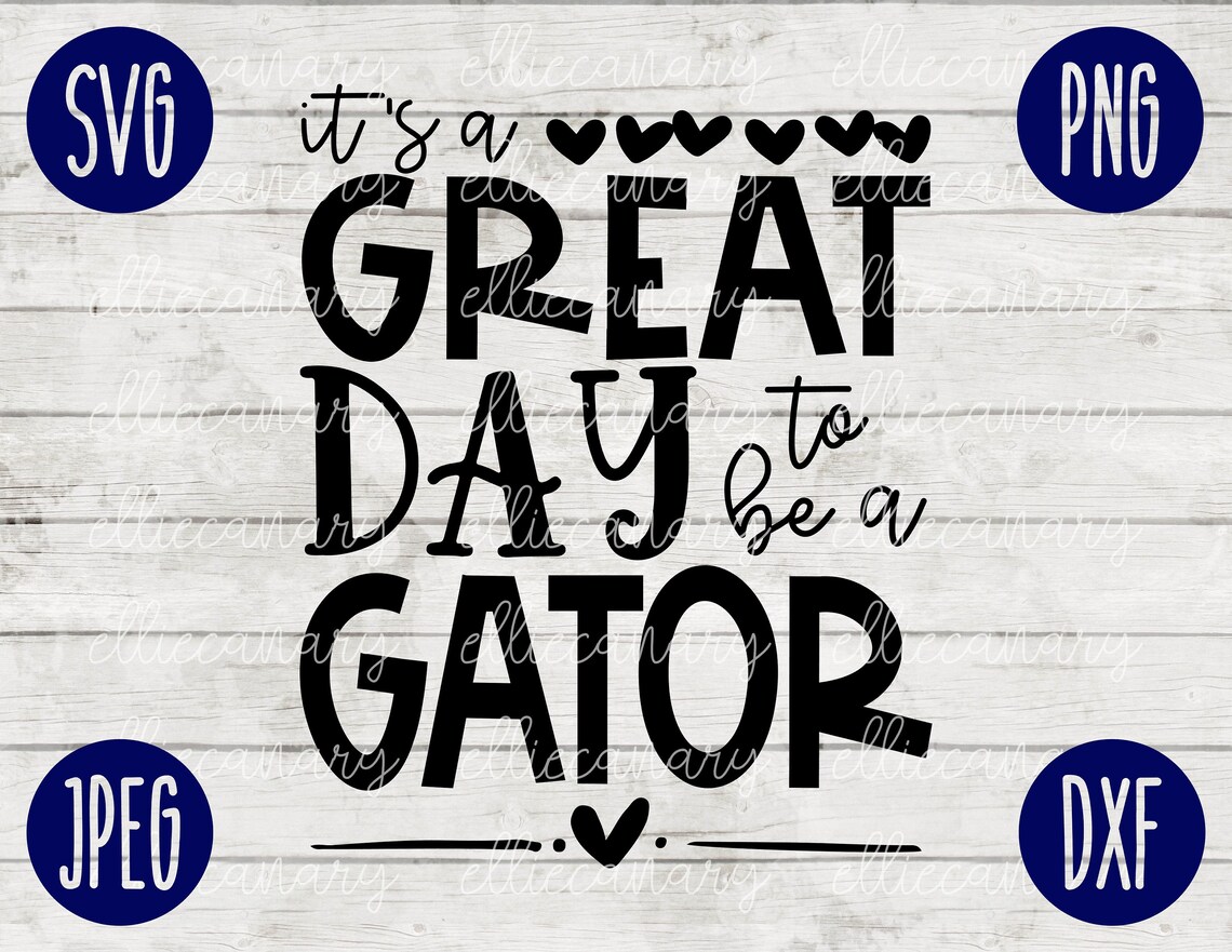 School Spirit SVG It's a Great Day to Be A Gator Teacher - Etsy