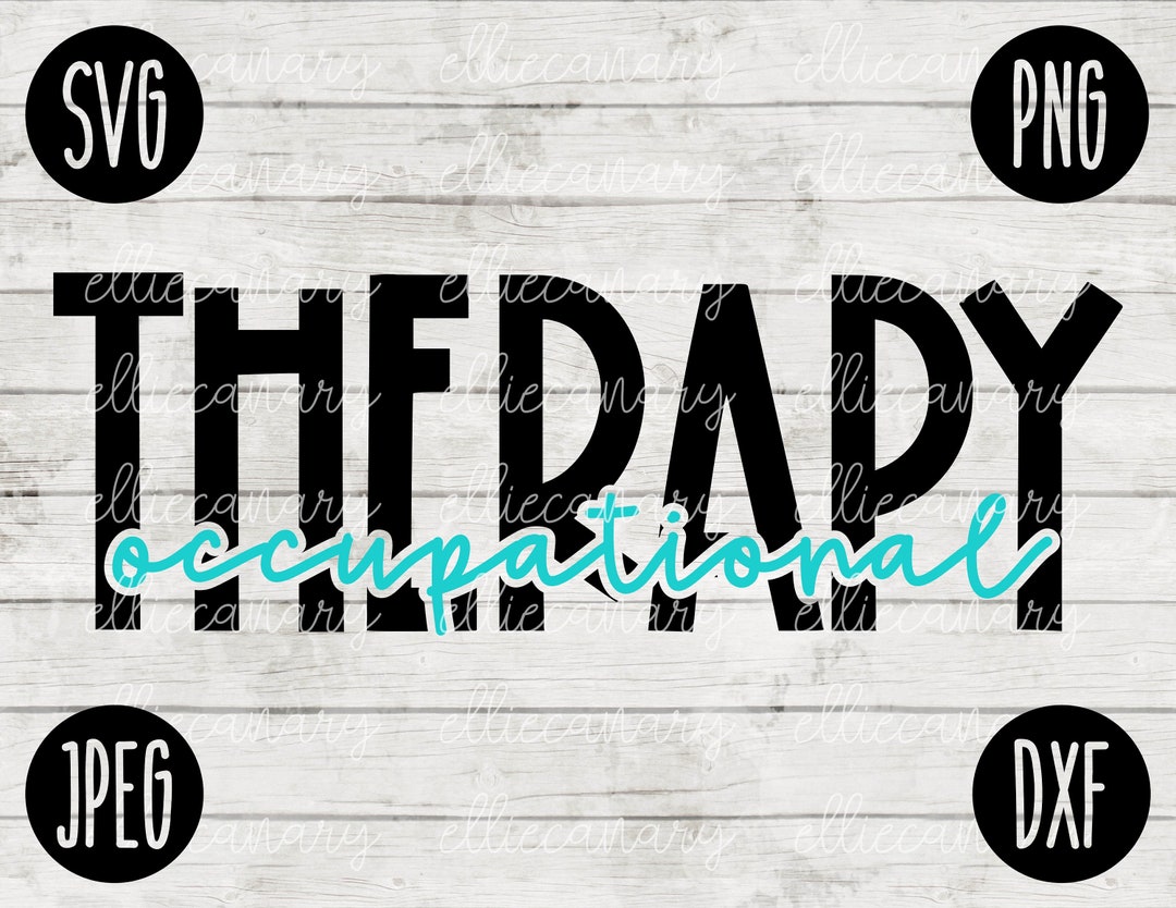 Back to School Occupational Therapist Squad Svg Png Jpeg Dxf // Cut ...