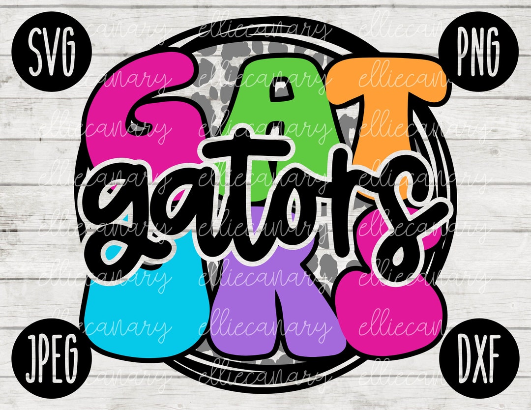 Go Gators Mascot SVG School Spirit Teacher Team Svg Png Jpeg Dxf Vinyl ...