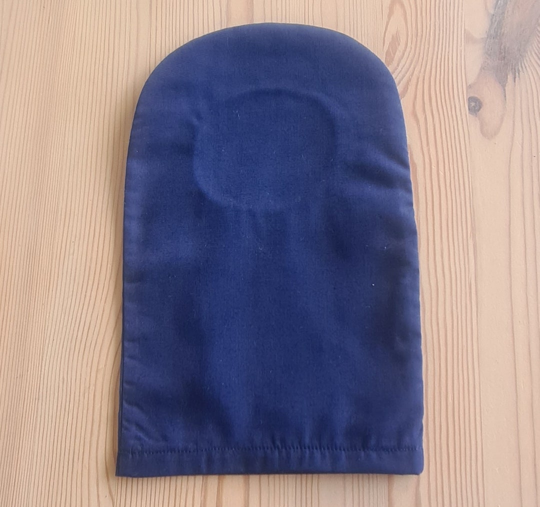 Ostomy Cover Stoma Bag Cover Plain Cotton Fabric Plain Navy Blue ...