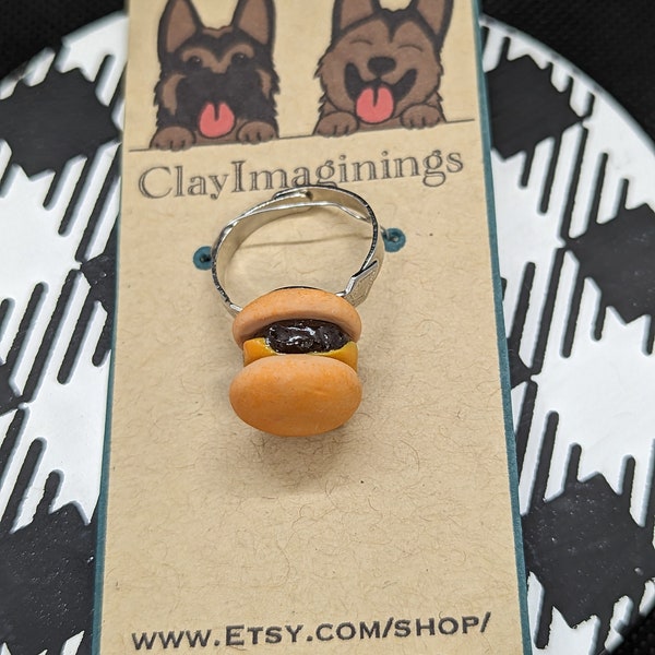 Hamburger Ring - Etsy
