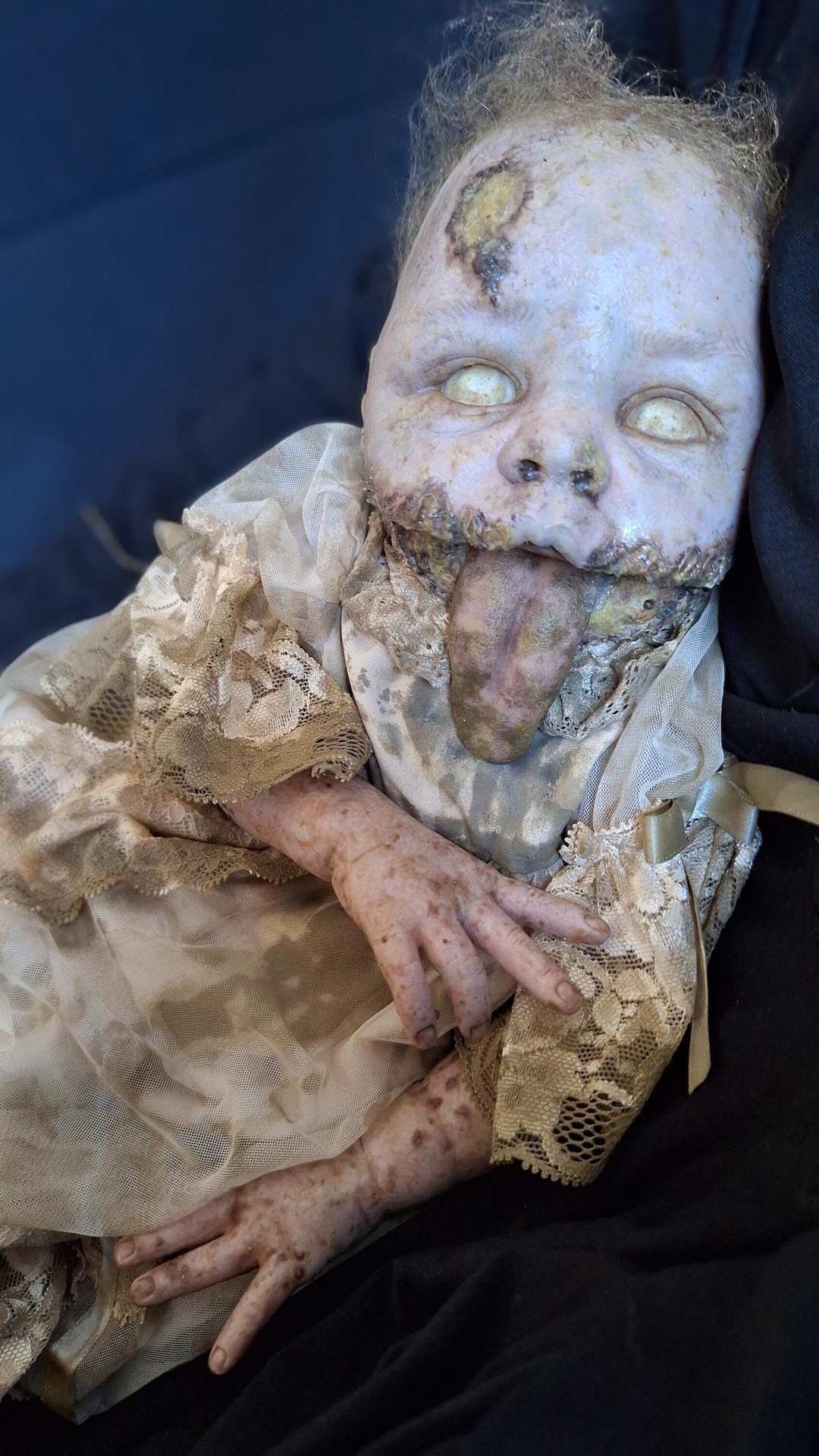 Lilith: Handcrafted Zombie Baby Doll - Unique Victorian Horror Art - Etsy
