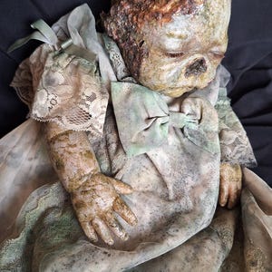 Lemuel: Handcrafted Zombie Baby Doll - Unique Victorian Horror Art - Etsy