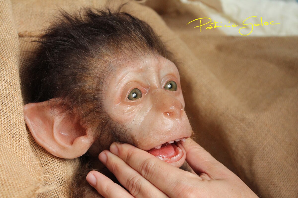 Silicone Baby Monkey - Etsy