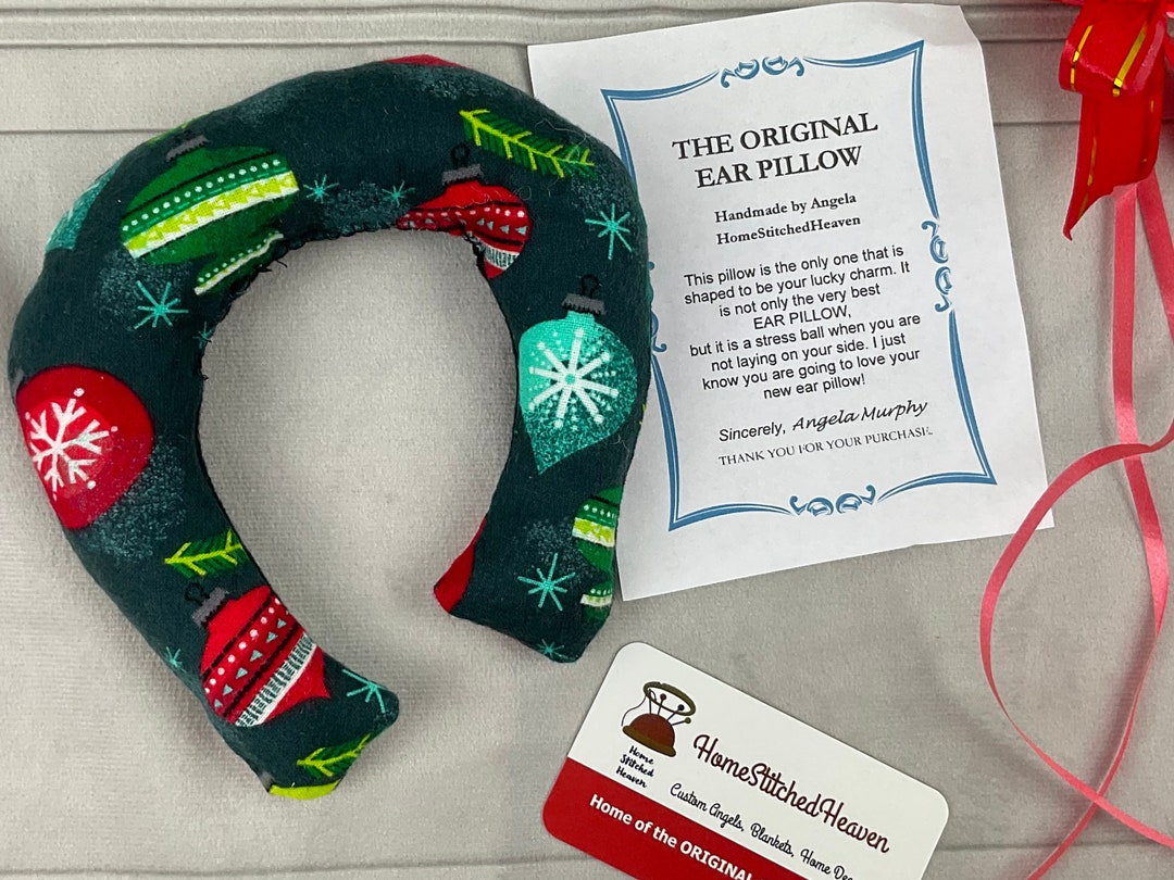 Ear Pillow, Patent Pending, New Piercings Pillow, Ear Pod Companion ...