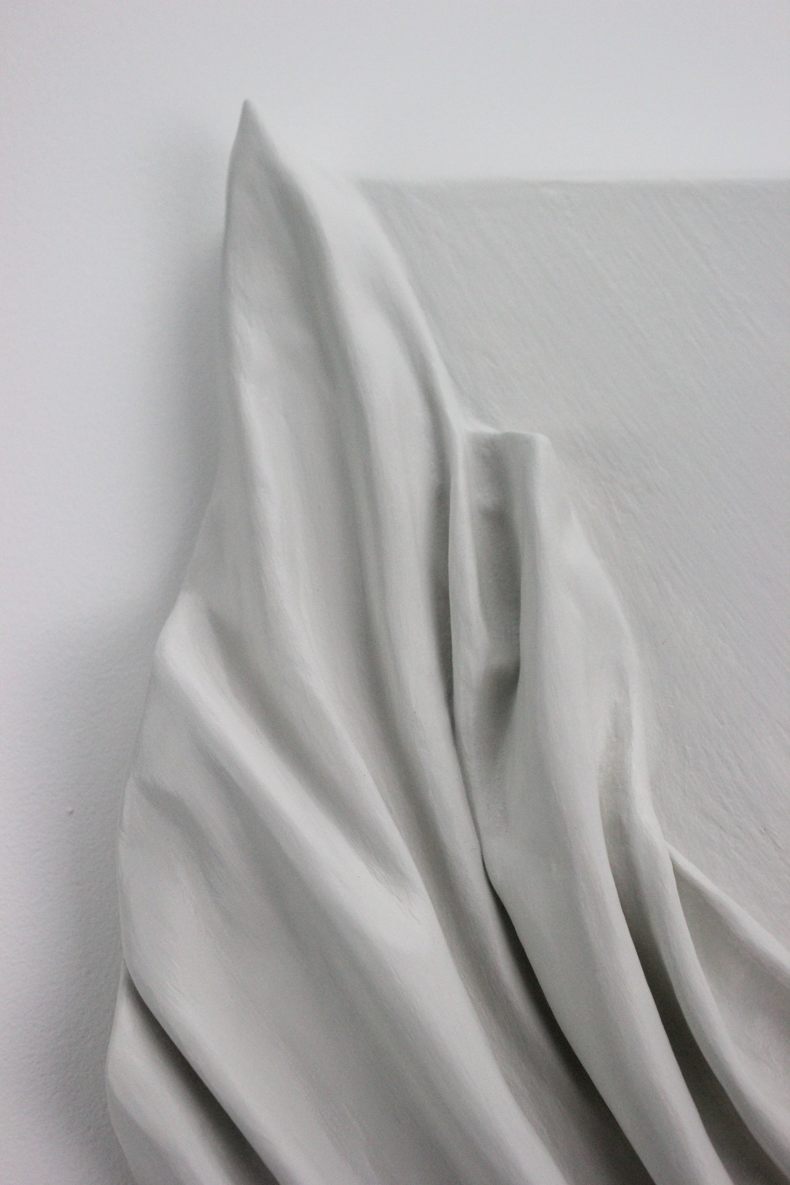 Sweeping Light / Off- White Plaster on Canvas / Wall Sculpture - Etsy