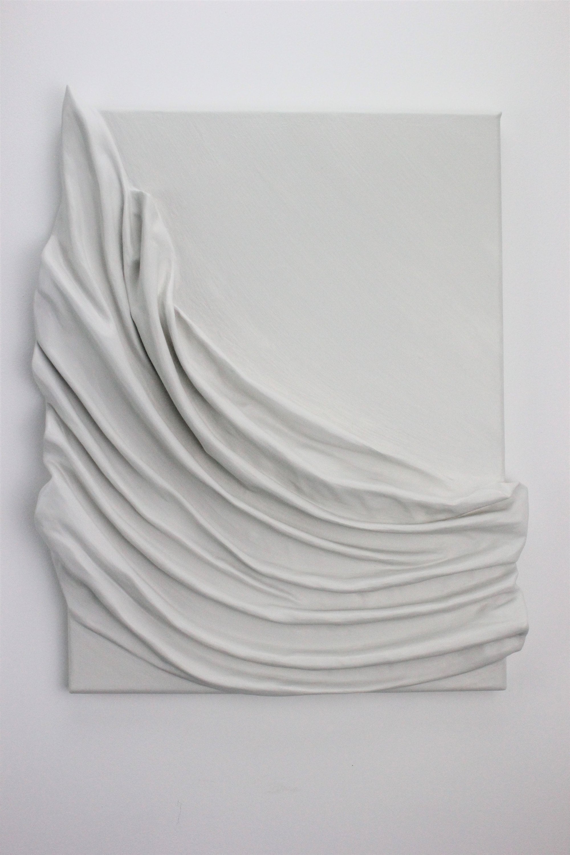 Sweeping Light / Off- White Plaster on Canvas / Wall Sculpture - Etsy