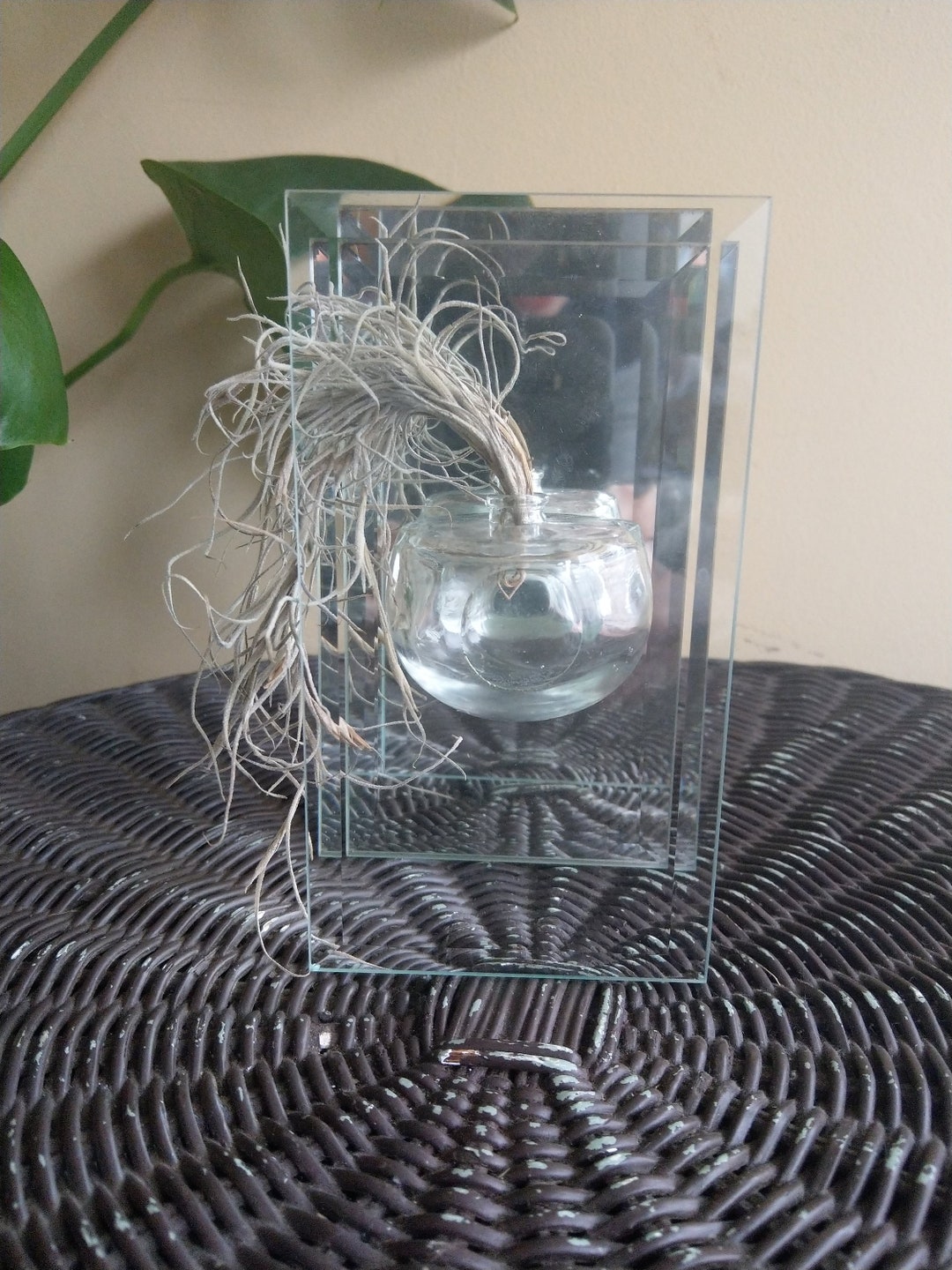 Mirrored Glass Bud Vase - Etsy