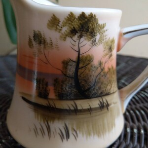Handpainted Japanese Ceramic Pitcher - Etsy