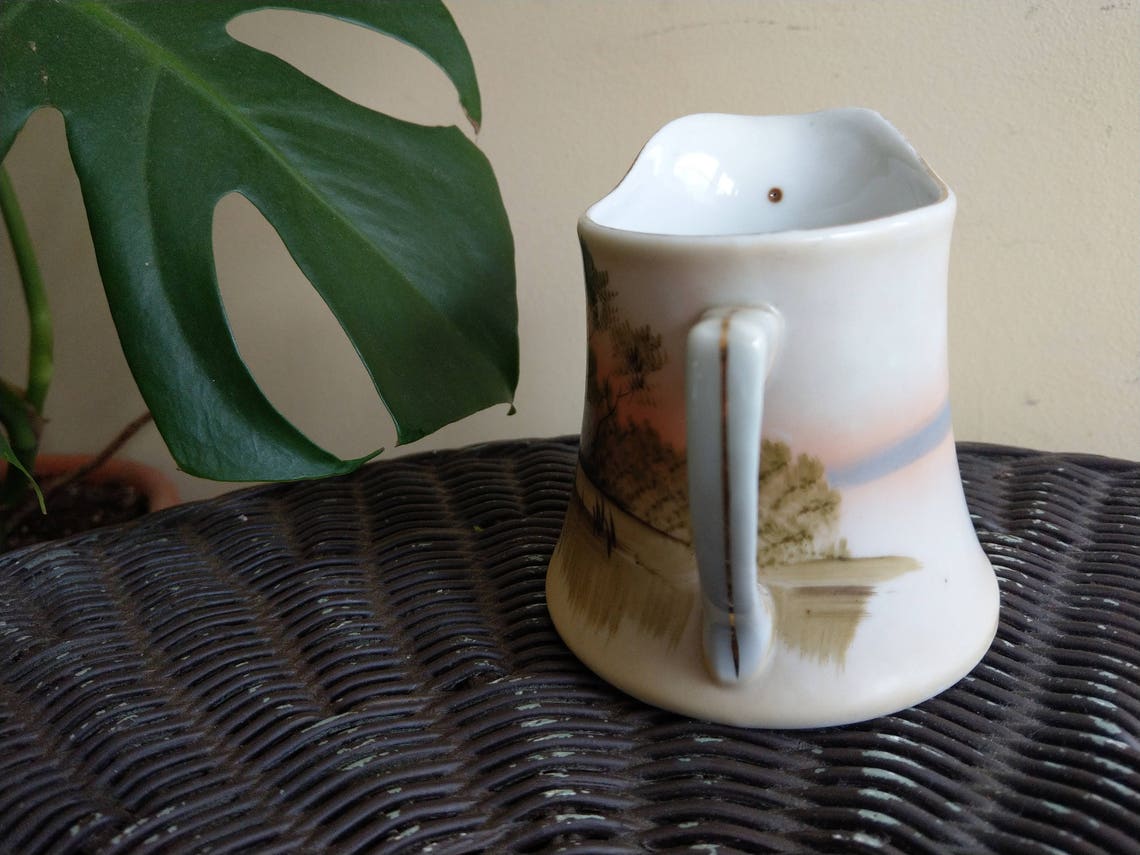 Handpainted Japanese Ceramic Pitcher - Etsy