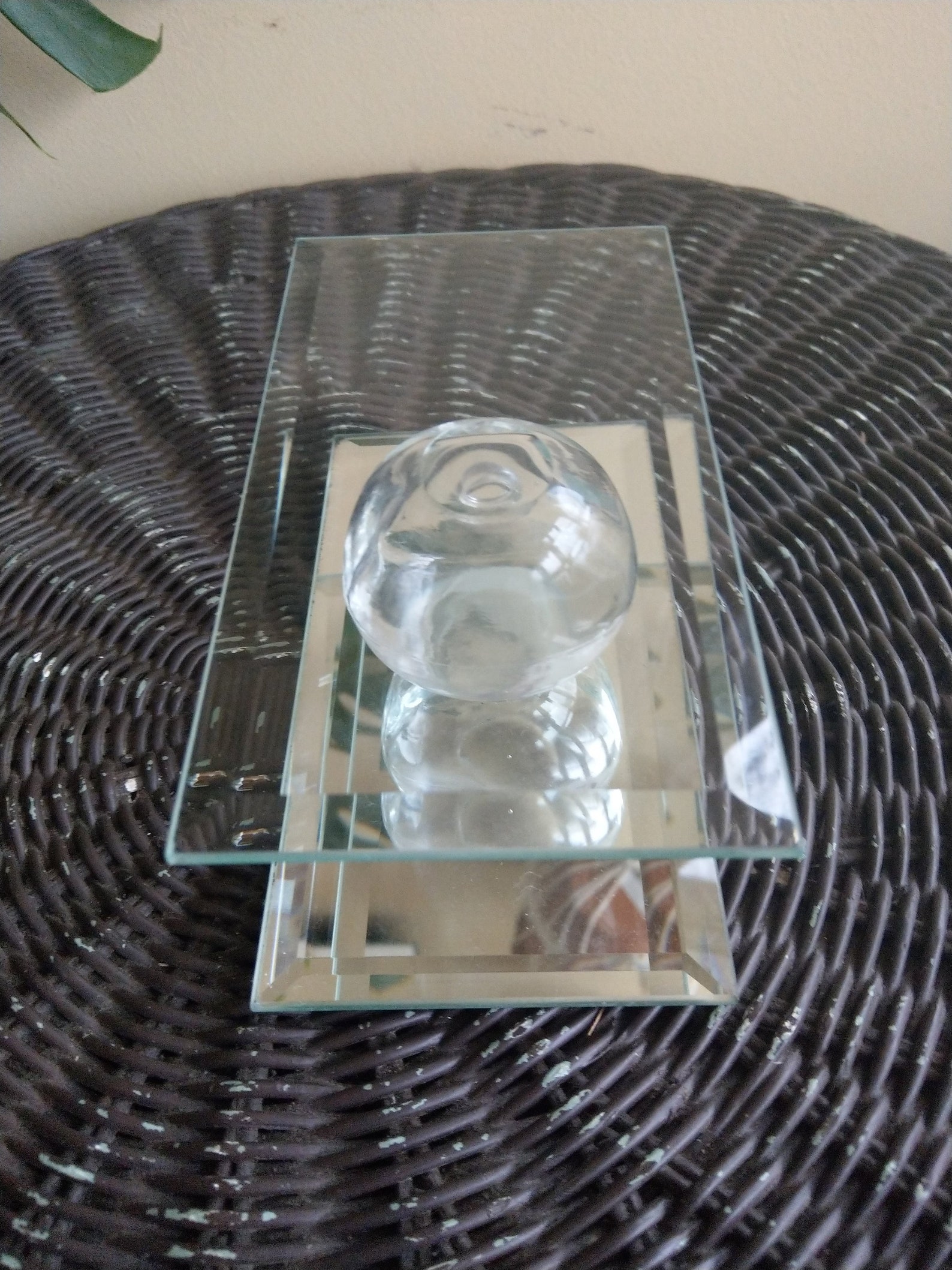 Mirrored Glass Bud Vase - Etsy