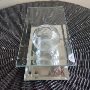 Mirrored Glass Bud Vase - Etsy