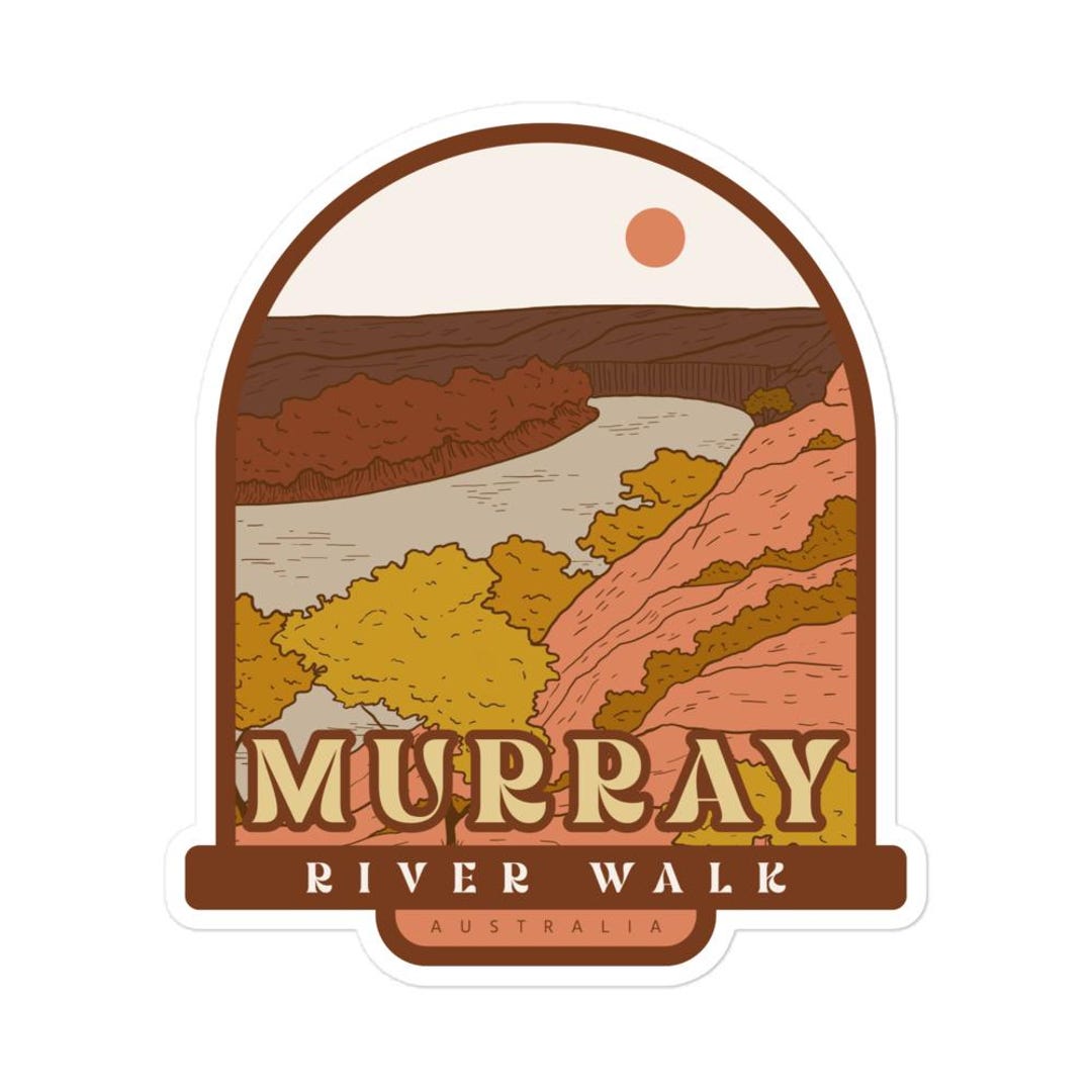 Murray River Walk Stickers Australia - Etsy
