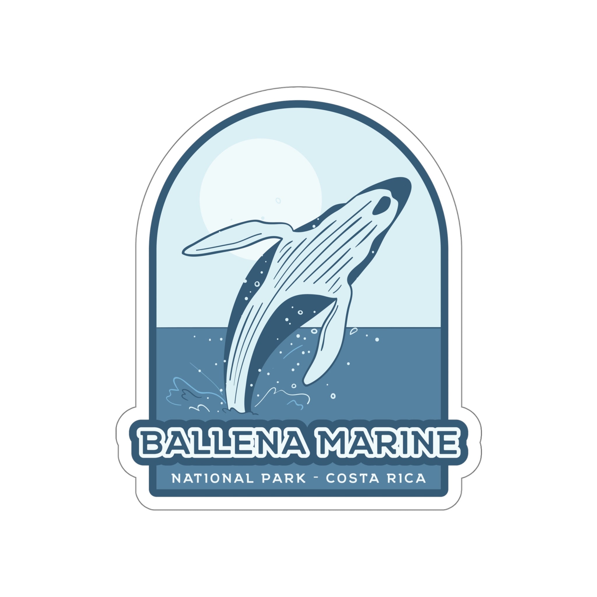 Ballena Marine National Park - Costa Rica, Outdoor Sticker - Etsy