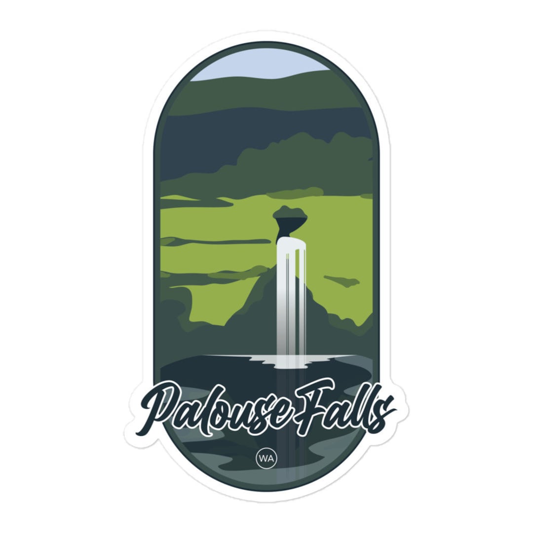 Palouse Falls - Washington Bubble-free Stickers - Etsy
