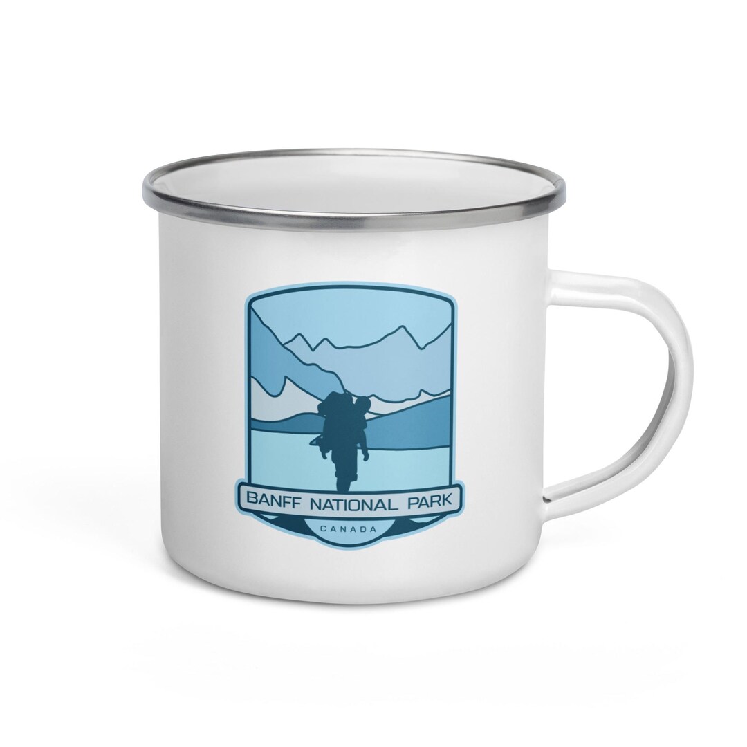 Banff National Park Enamel Mug Canada - Etsy