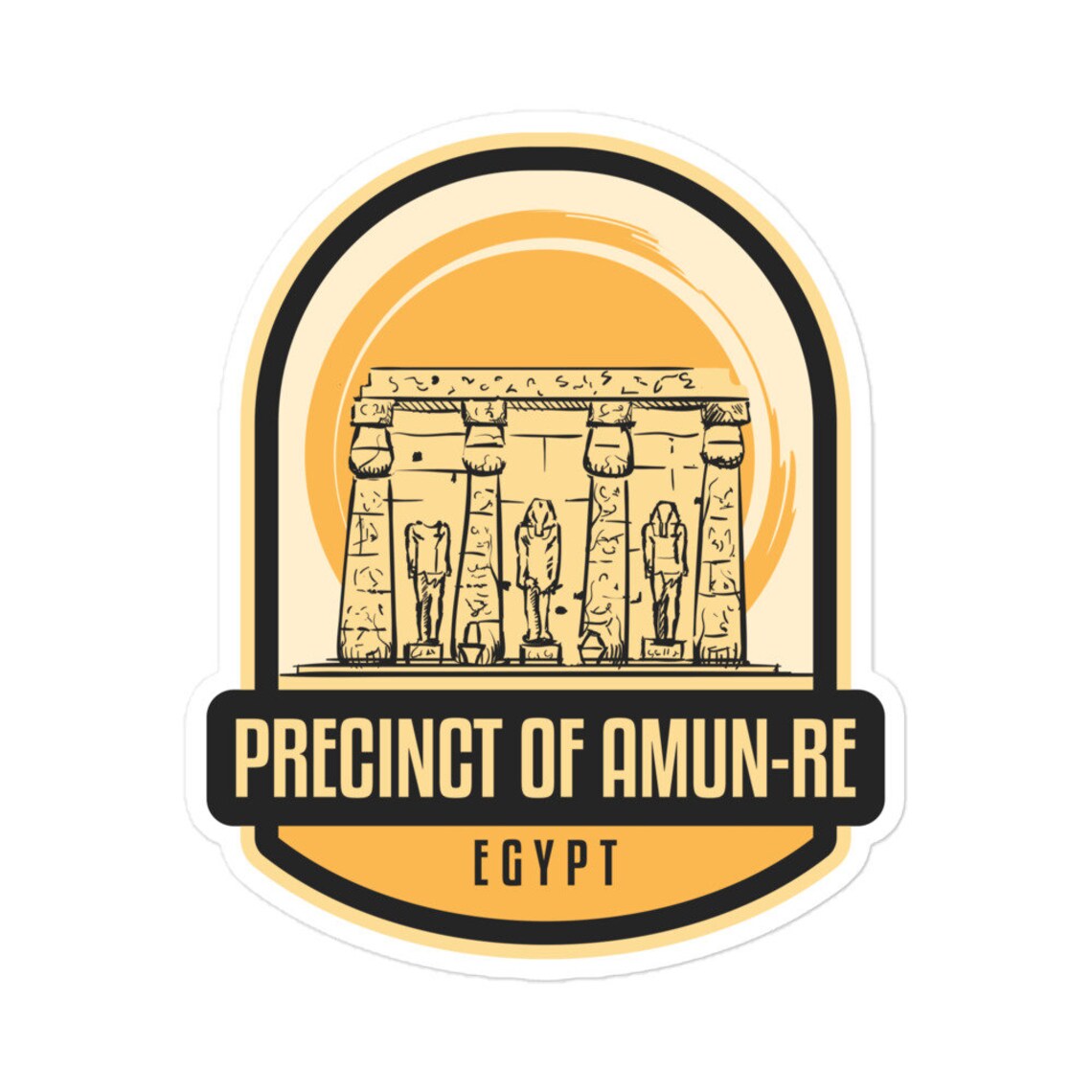 Precinct of Amun-re Stickers – Egypt - Etsy