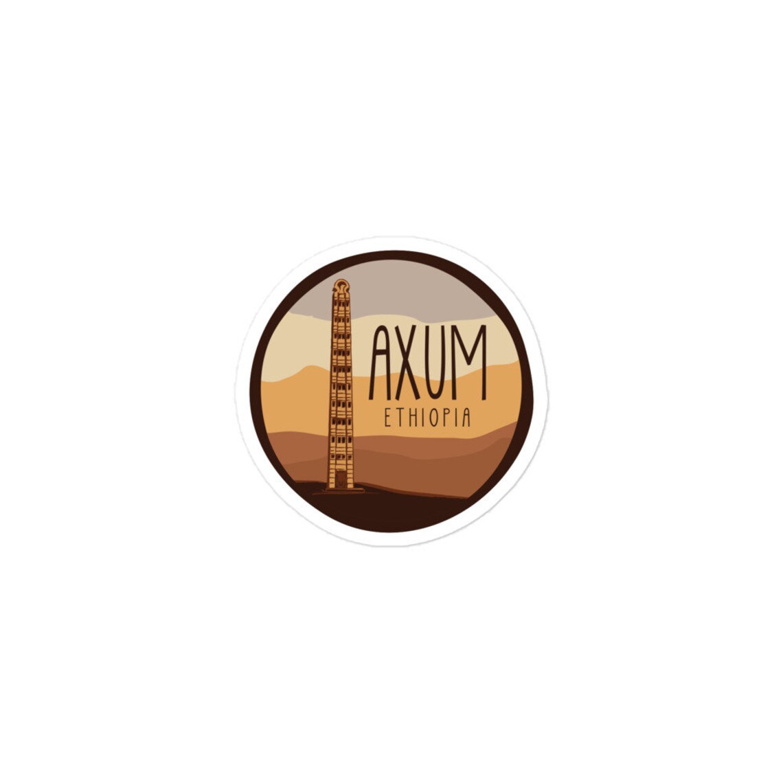 Axum Ethiopia Bubble-free Stickers - Etsy